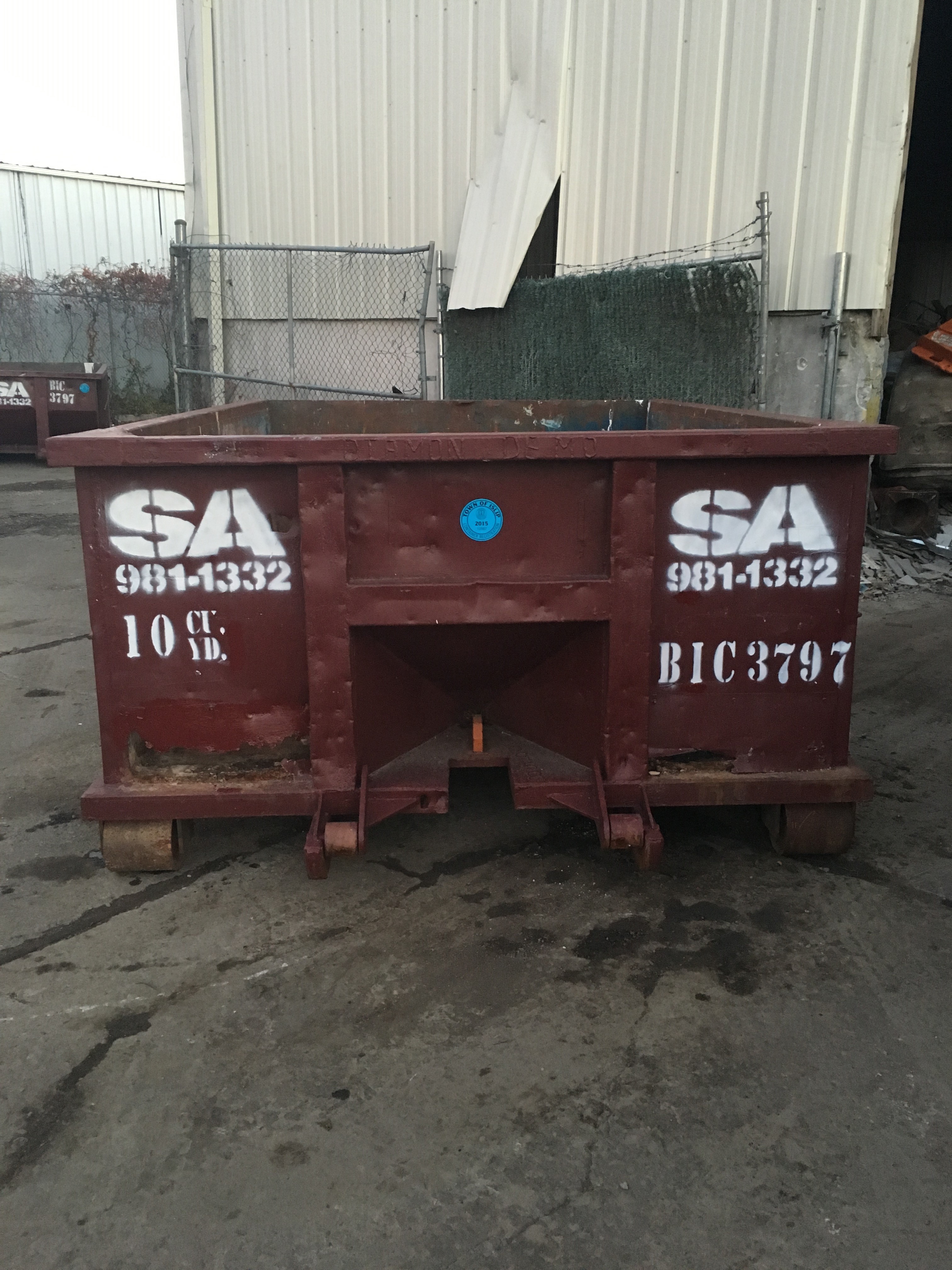 S&A Container 10YD Dumpster (1) - S&A Container Service | Dumpster ...